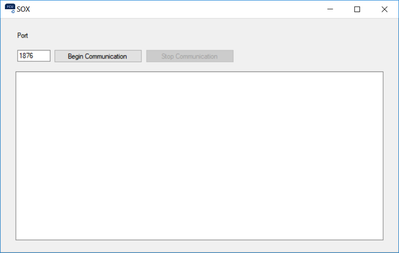 SOX Protocol for Connecting iSMA-B-FCU with iC Tool